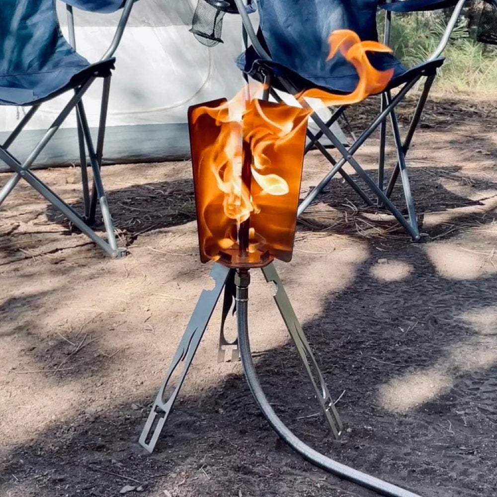 Tripod Torch + 2 Windshields | Tripod Torch - Ultra Portable Propane ...